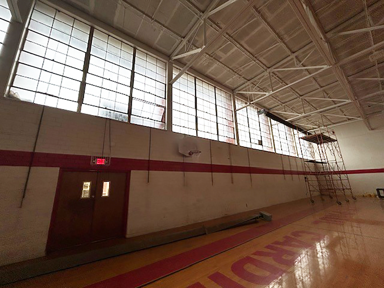 Shiner Catholic School Currently Working On Gym Renovations Lavaca
